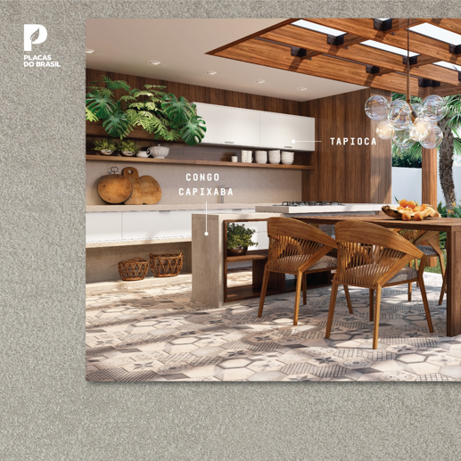 Como combinar padrões - Congo Capixaba +Jacarandá + Tapioca